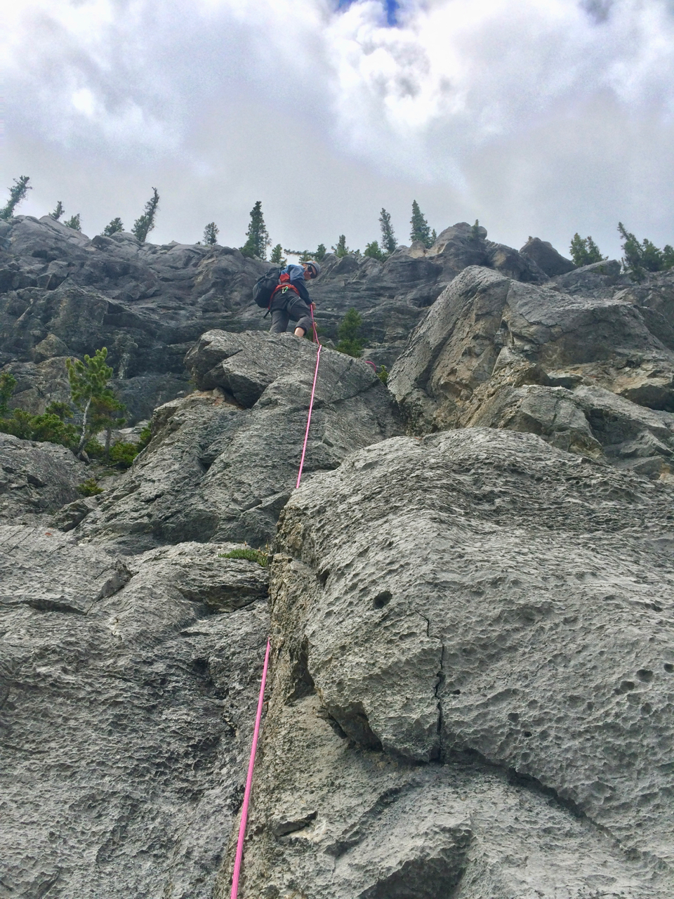 Mt. Stelfox – Stark Raven Mad (5.8) - Canadian Rockies Alpine Guides